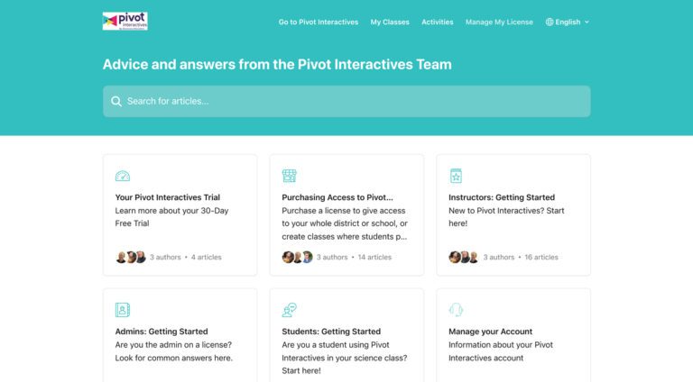 Active Learning in Middle & High School Science | Pivot Interactives