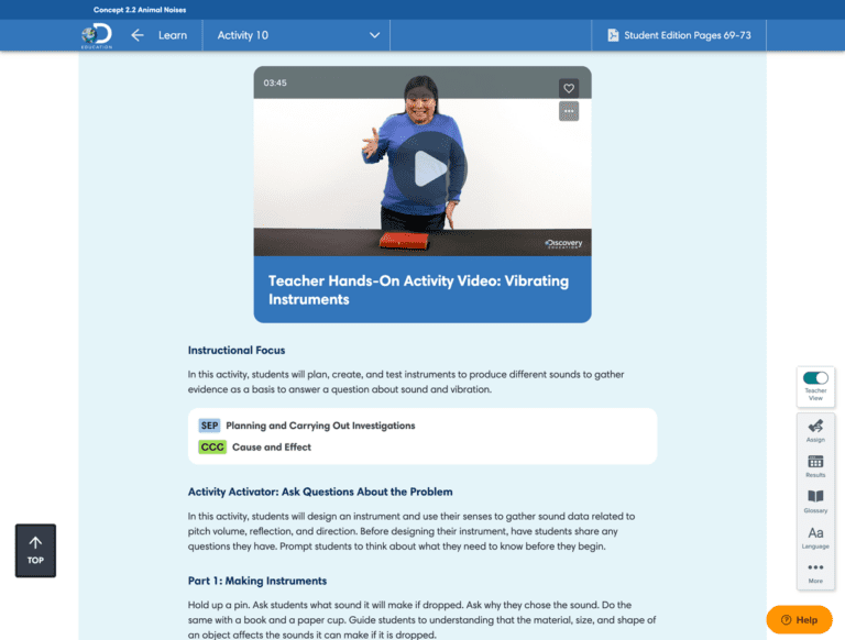 Elementary School Science Curriculum | Discovery Education