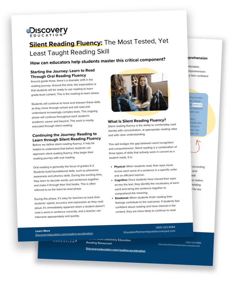 Silent Reading Fluency Guide | Discovery Education
