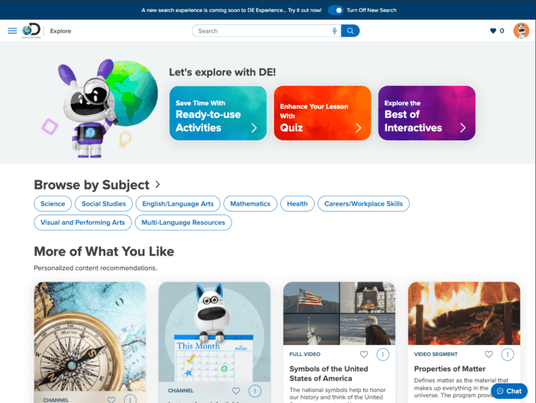 K-12 Science Solutions & Curriculum Resources | Discovery Education