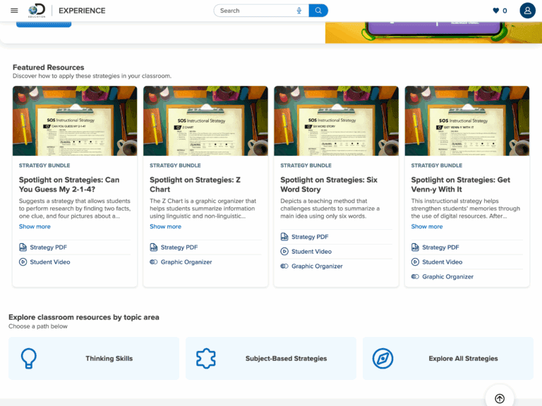 Discovery Education Experience K-12 Platform | Discovery Education
