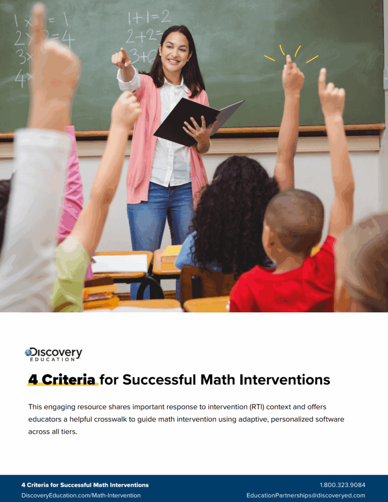 4 Criteria for Successful Math Interventions | Discovery Education